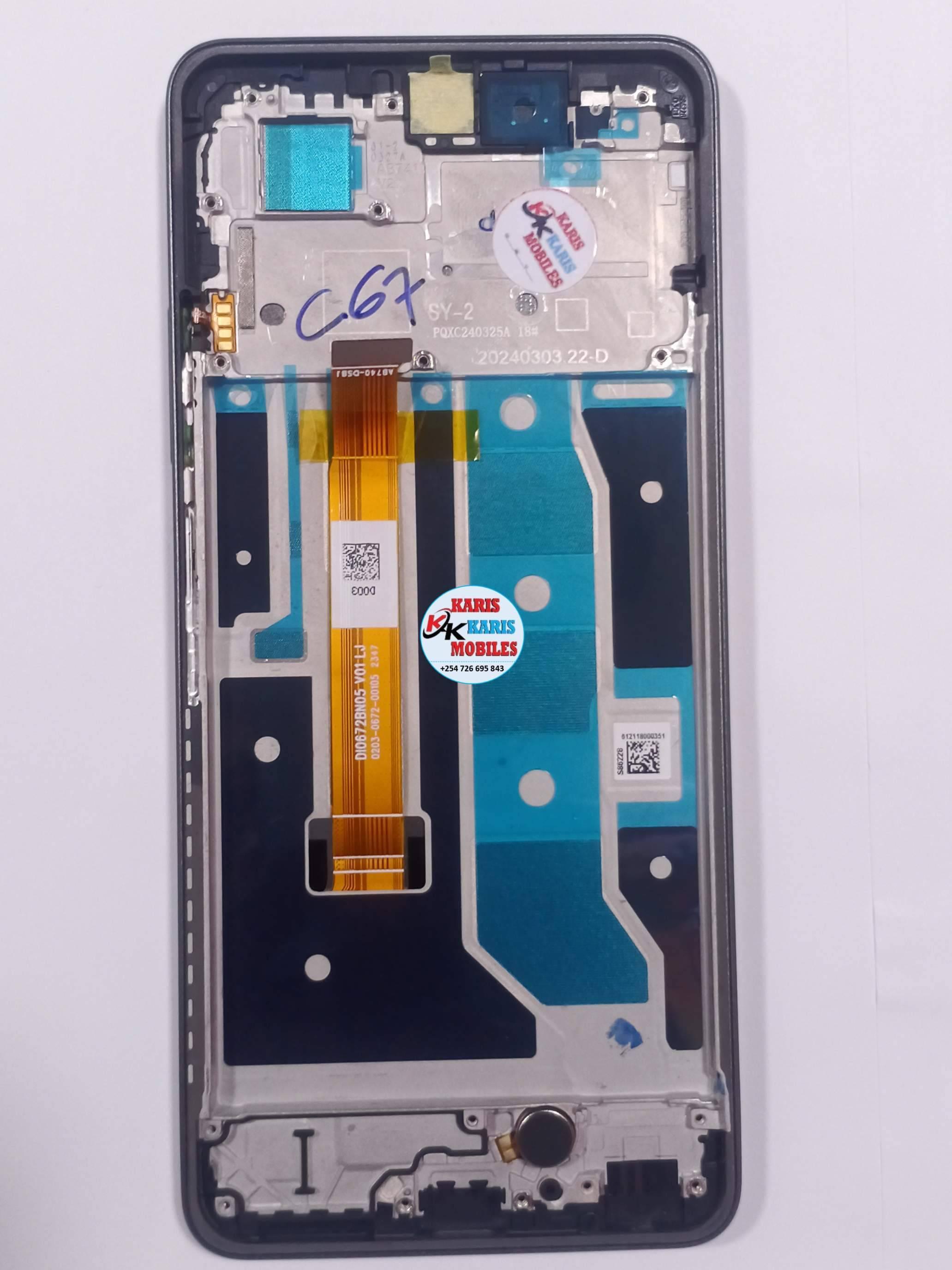 REALME C67 lcd , screens replacement price in kenya is KES 3,500.00