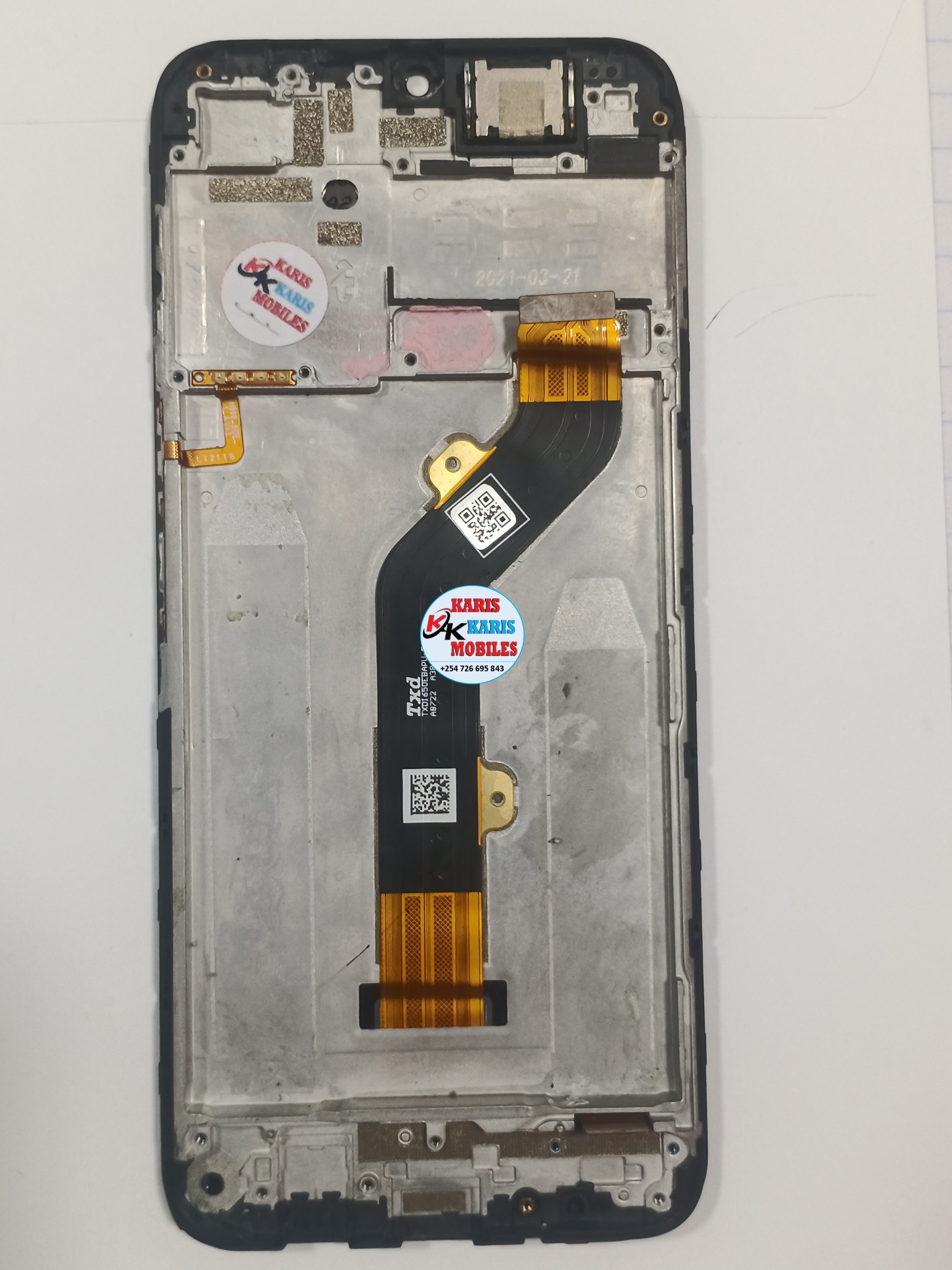 TECNO KF6H Framed lcd , screens replacement price in kenya is KES 2,500.00